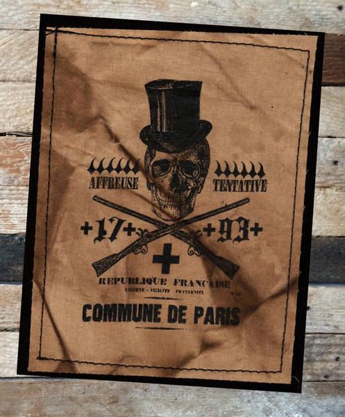 Tophat Skull Paris Patch – Korrupt Label